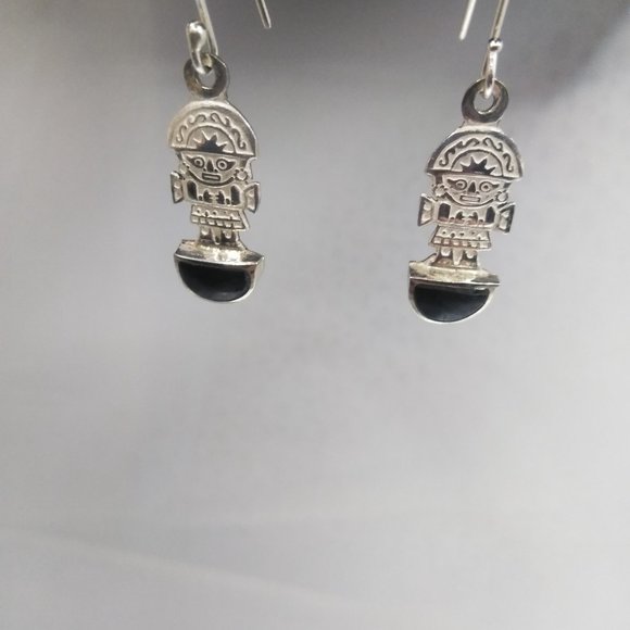 Jewelry | Peruvian Earrings In 95 Sterling Silver And Natural Stone ...
